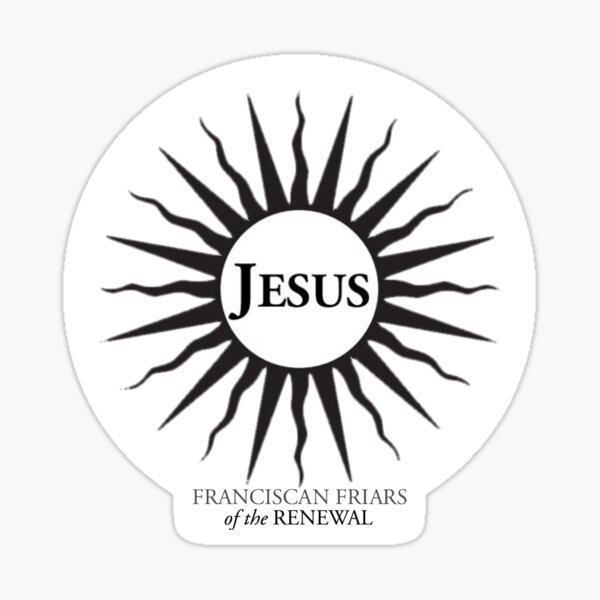 "Franciscan Friars of the Renewal " Sticker for Sale by TCurr | Redbubble