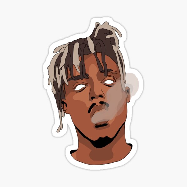 "Juice Wrld " Sticker for Sale by GHETTOGARDEN | Redbubble