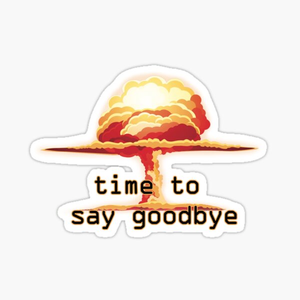 "Nuclear Explosion" Sticker for Sale by ValentinaHramov | Redbubble