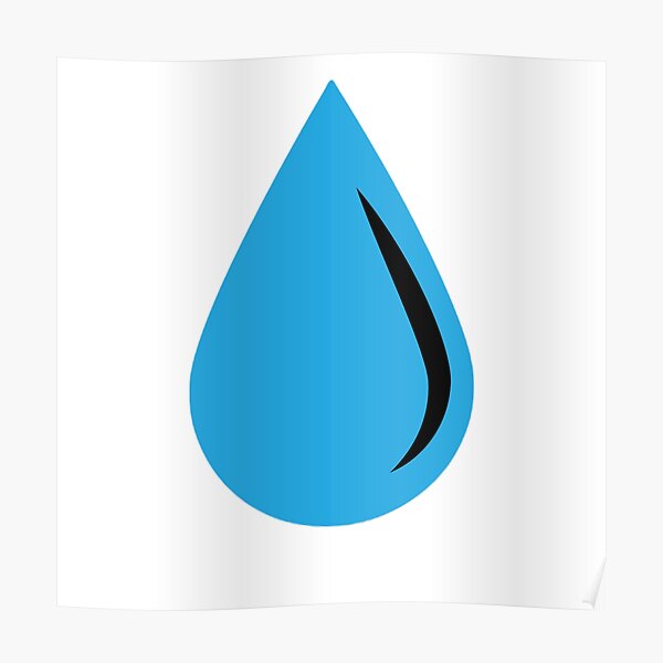 "water droplet " Poster for Sale by momos01 | Redbubble