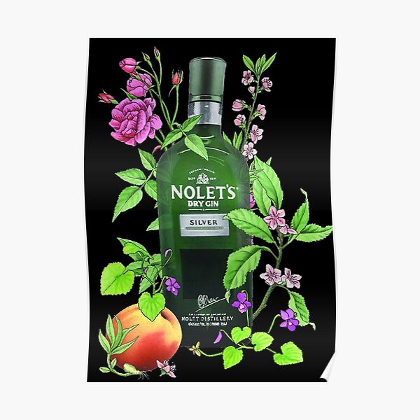 Póster «Obra de arte de ginebra seca de Nolet» de davidrj7 | Redbubble