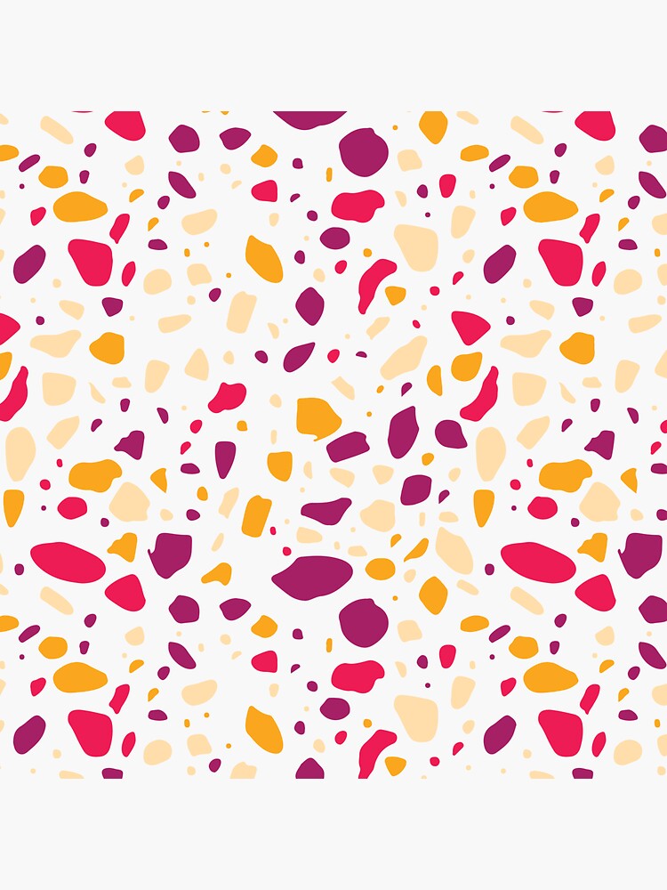 "terrazzo pattern" Sticker for Sale by PatternsMart | Redbubble