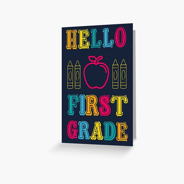 "Back to School Hello First grade | Back to School Hello First Grade ...