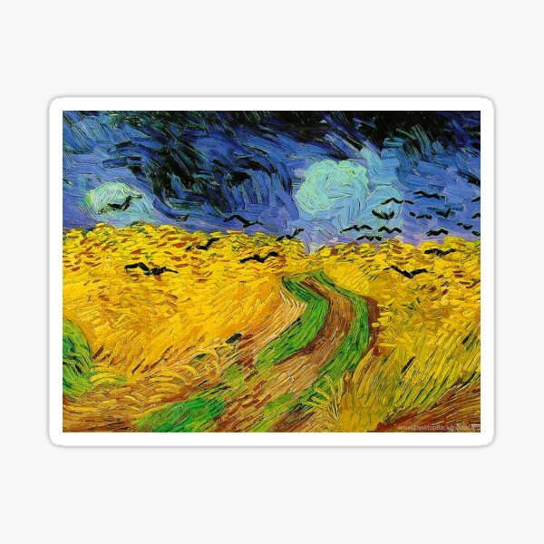 "van gogh" Sticker for Sale by EDUOARDOART | Redbubble