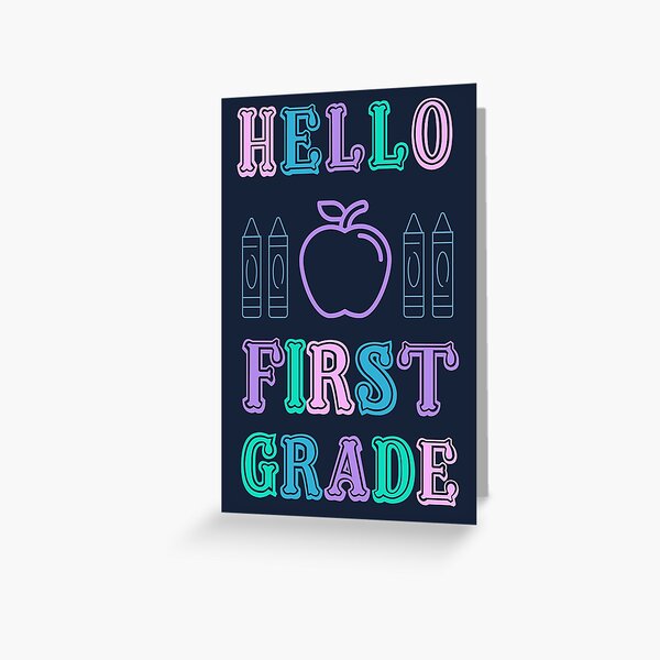 "Back to School Hello First grade | Back to School Hello First Grade ...