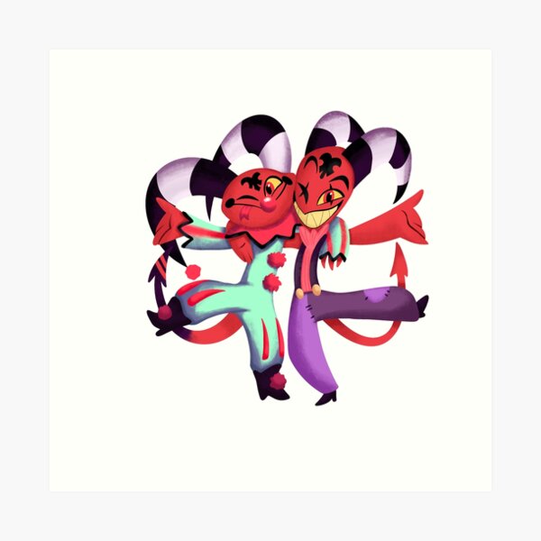 "Helluva boss, Blitzo and Fizzarolli" Art Print for Sale by DianaMelnyk ...