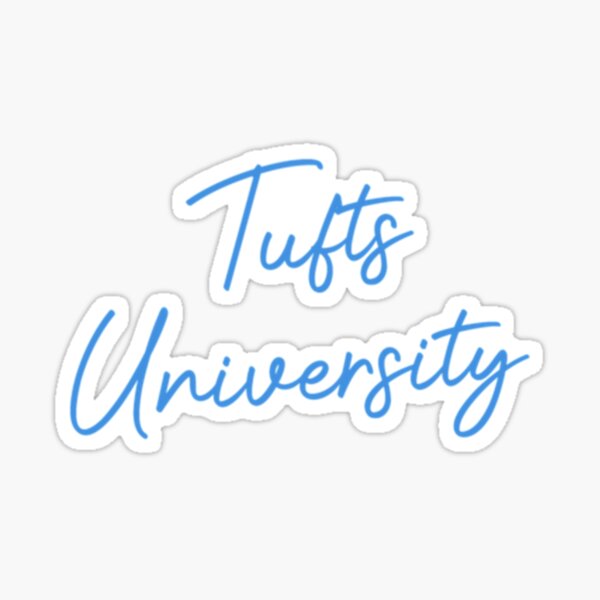 "Tufts University " Sticker for Sale by soniagreen886 | Redbubble