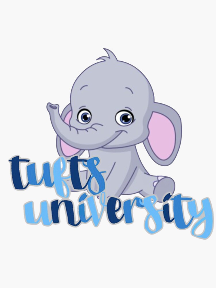 "Tufts University" Sticker for Sale by soniagreen886 | Redbubble