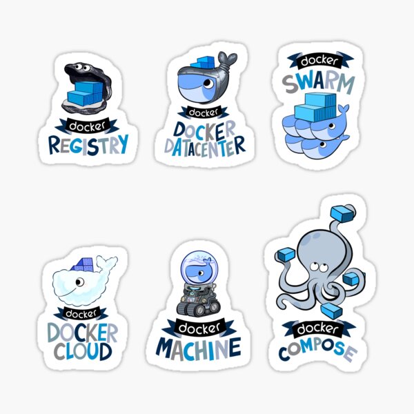 Docker Stickers Redbubble