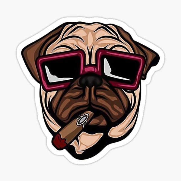 "This design for a smoker dog.it is amazing." Sticker for Sale by ...