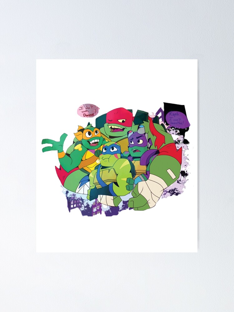 "ROTTMNT HUG" Poster for Sale by Chemselachya | Redbubble
