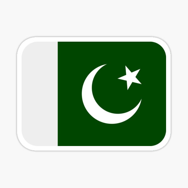 "Pakistan Flag Sticker, Pakistan Zindabad " Sticker for Sale by ...
