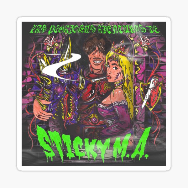 "STICKY MA" Sticker for Sale by javibernal | Redbubble