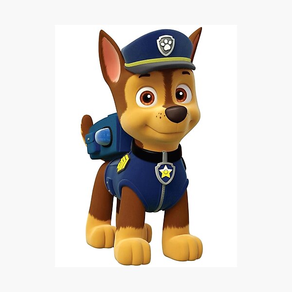 "Chase Paw Patrol" Photographic Print for Sale by Miguel Araujo | Redbubble