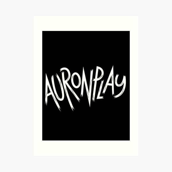 "auronplay twitch stream auron streamer merch youtuber " Art Print for ...