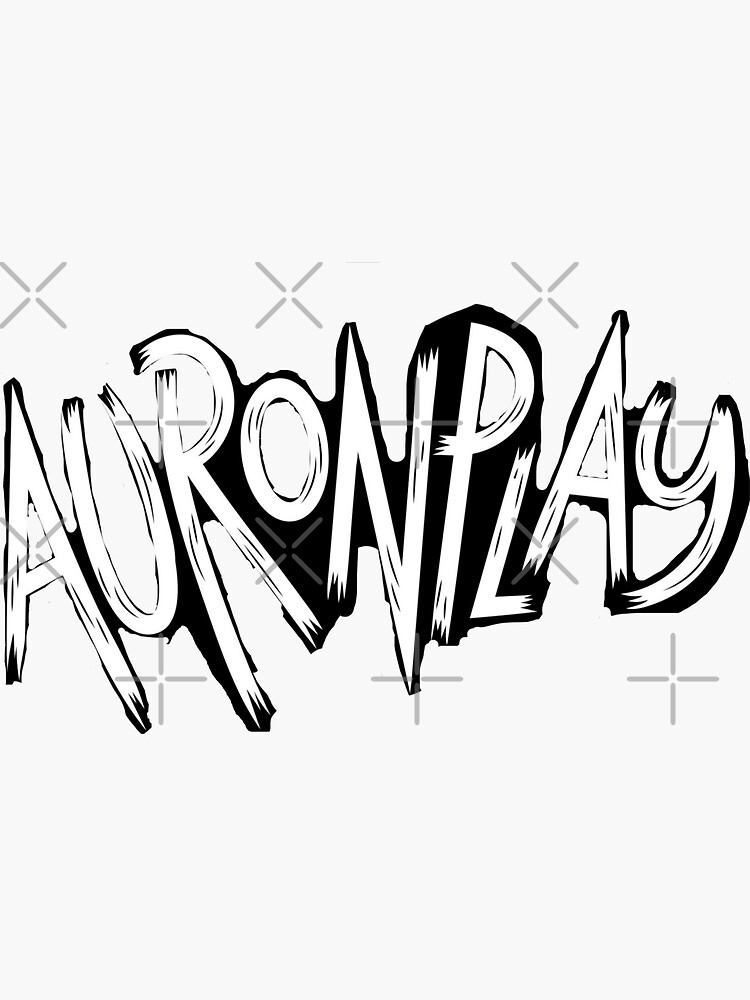 Pegatina «auronplay corriente de contracción auron streamer merch ...