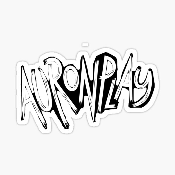Pegatina «auronplay corriente de contracción auron streamer merch ...