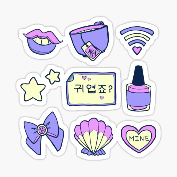 "Soft Pastel Aesthetic" Sticker for Sale by MsHollowfox | Redbubble