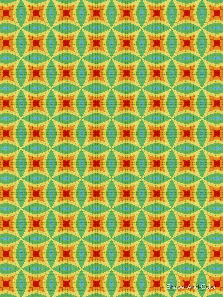 "Heartening and Audacious Sunshiny-Colored Regular Pattern 32" Poster ...