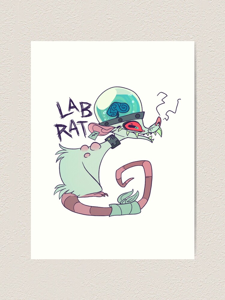 "Lab Rat" Art Print by JaneGumball | Redbubble