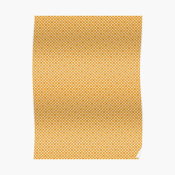 "Heartening and Audacious Sunshiny-Colored Regular Pattern 33" Poster ...