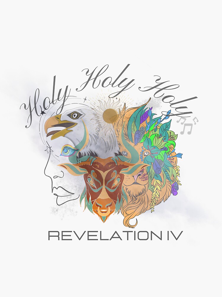 "Revelation IV "HOLY HOLY HOLY"" Sticker for Sale by LandonTowers ...