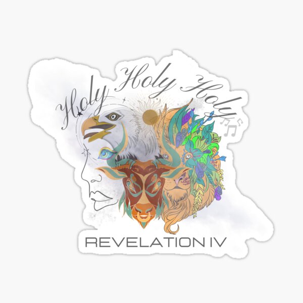 "Revelation IV "HOLY HOLY HOLY"" Sticker for Sale by LandonTowers ...