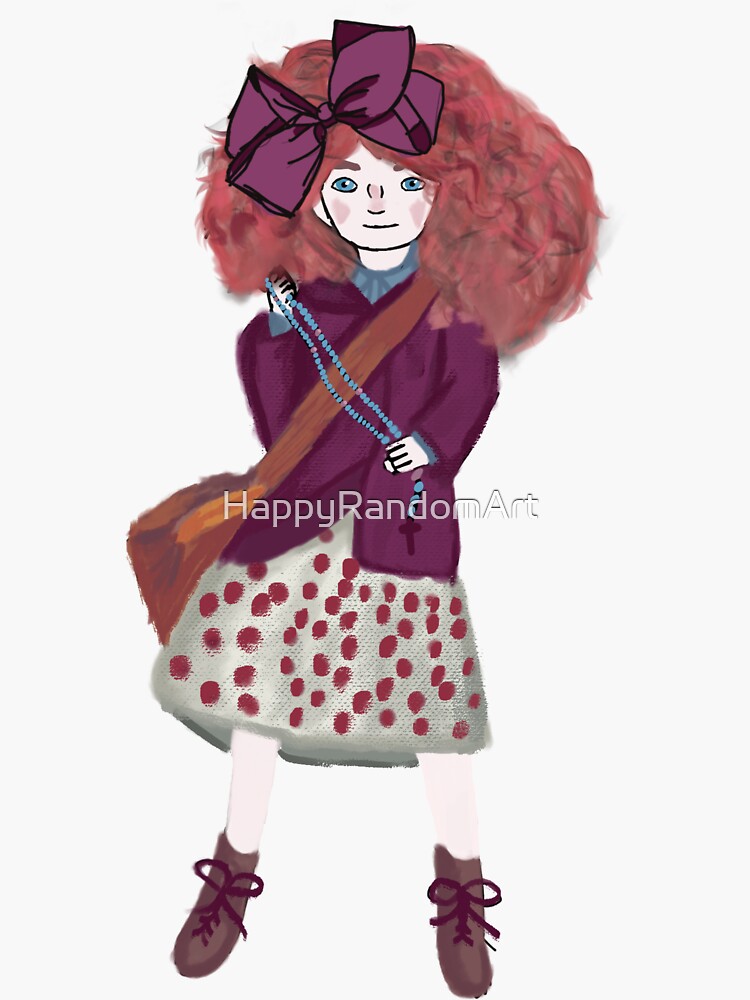 "Rose The Rosary Messenger" Sticker for Sale by HappyRandomArt | Redbubble