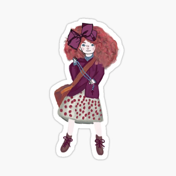 "Rose The Rosary Messenger" Sticker for Sale by HappyRandomArt | Redbubble