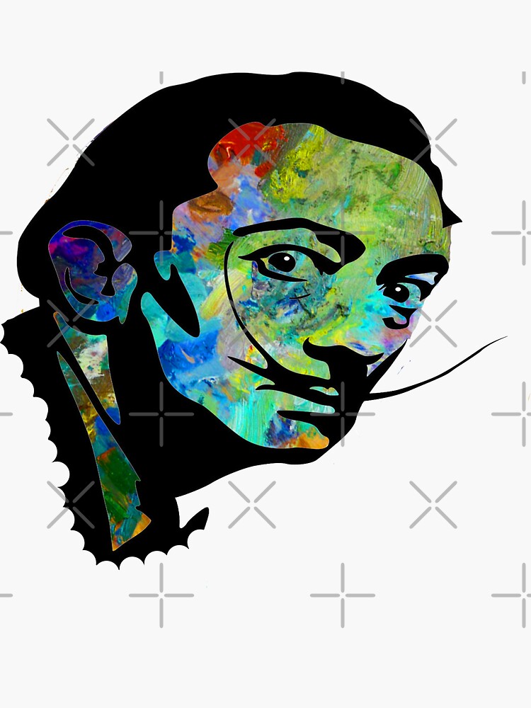 "Dalí" Sticker for Sale by GAIXIX | Redbubble