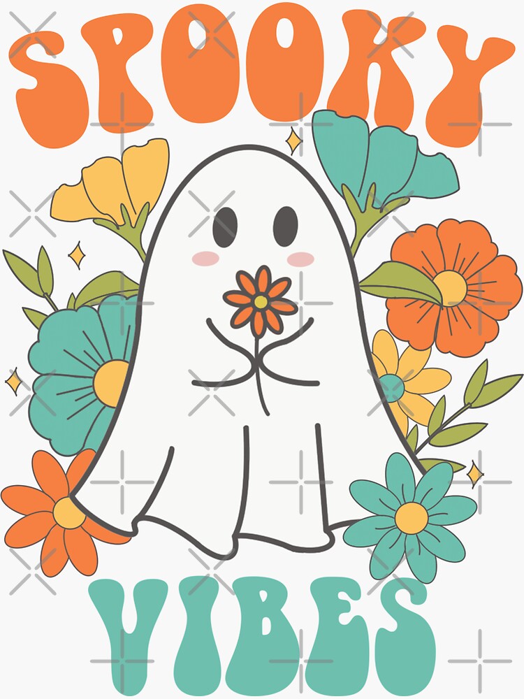 "Retro Halloween, Spooky Vibes, Groovy Boho Halloween, Halloween Vibes ...