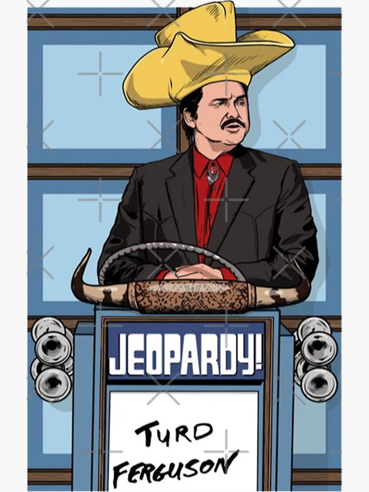 "turd ferguson" Sticker for Sale by BYROSALINDA | Redbubble