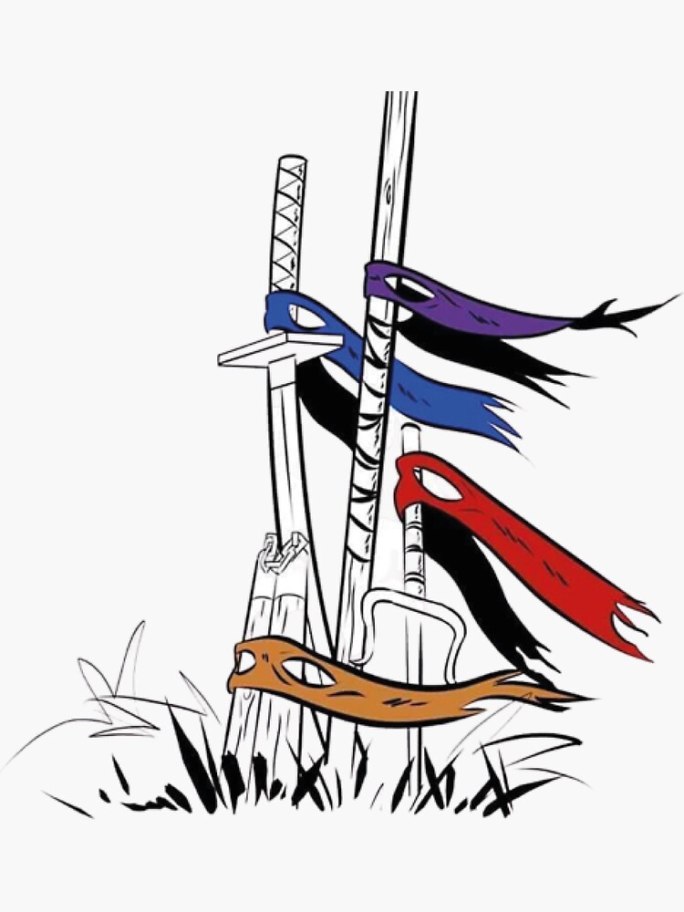 "rise of the tmnt flag" Sticker for Sale by Chemselachya | Redbubble