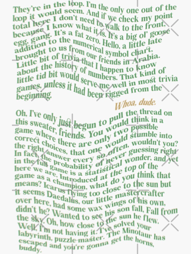 "Brennan Lee Mulligan rant 1" Sticker for Sale by BroadwaySk8R | Redbubble