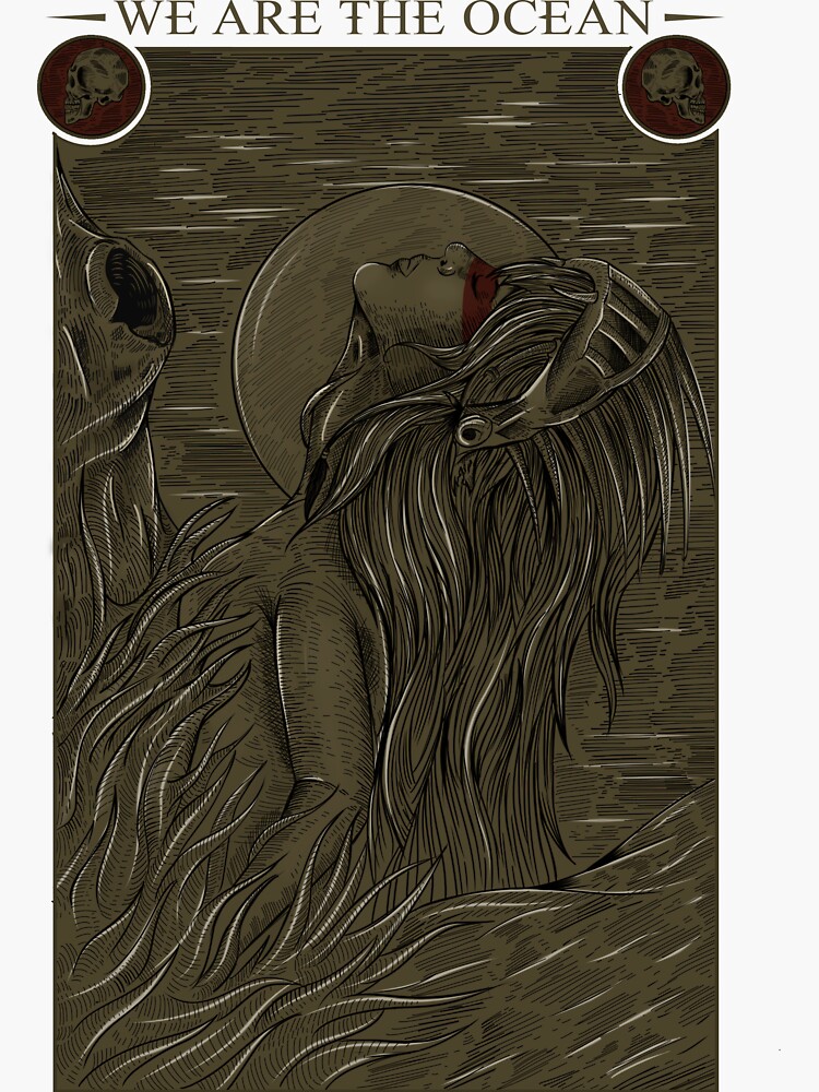 "Ocean Native" Sticker for Sale by WarWithinUs | Redbubble