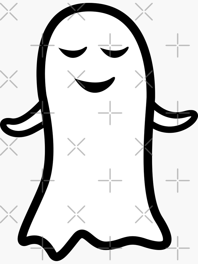 "Cute kawaii Ghost " Sticker for Sale by SDDdesigns | Redbubble