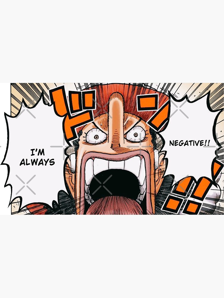 "Usopp - I'm always negative meme" Art Print for Sale by Joejo19 ...
