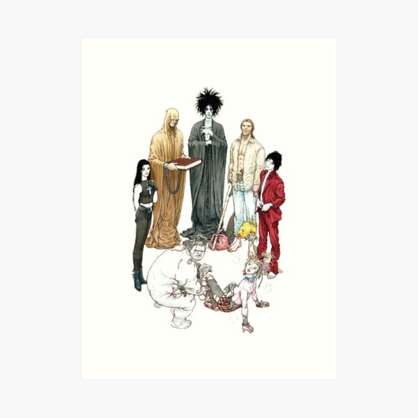 "the sandman " Art Print for Sale by 7ellala | Redbubble