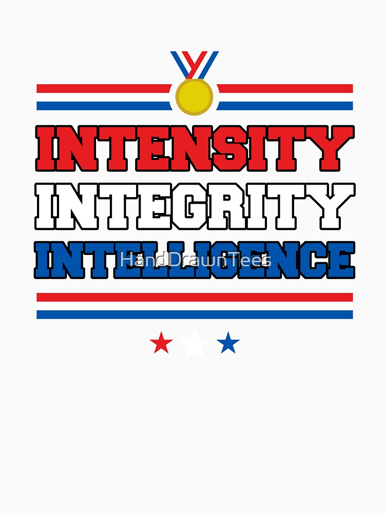 "Intensity Integrity Intelligence" Pullover Hoodie for Sale by HandDrawnTees | Redbubble