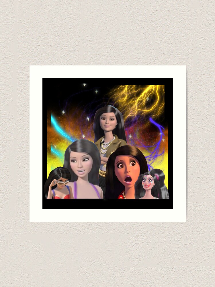 "Raquelle - Barbie Life in the Dreamhouse" Art Print for Sale by ...