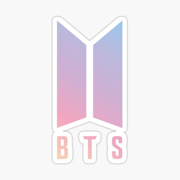 "Bts Logo" Sticker for Sale by margueritta | Redbubble