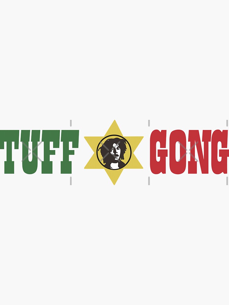 "Tuff Gong Logo - Reggae Music" Sticker for Sale by Stoba74 | Redbubble