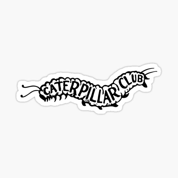"Caterpillar Club Emblem" Sticker for Sale by warbirdwear | Redbubble