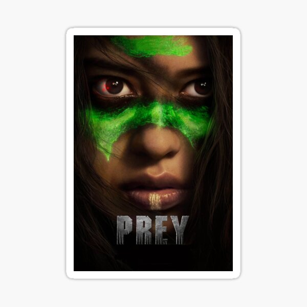 "Prey Movie" Sticker for Sale by Redwy | Redbubble