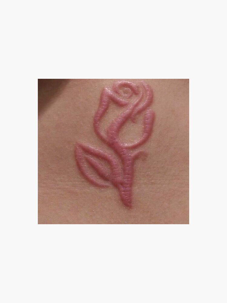 "Rose scarification " Sticker for Sale by natashalmao | Redbubble