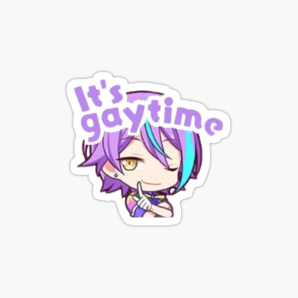 "its gaytime rui kamishiro project sekai meme" Sticker for Sale by XBrxzilX | Redbubble