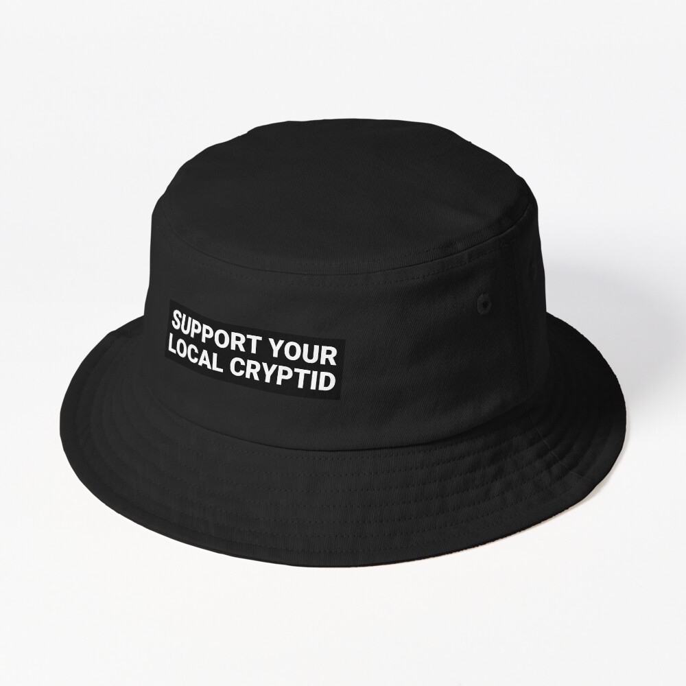 "Support Your Local Cryptid, Funny cryptid bumper" Sticker for Sale by ...