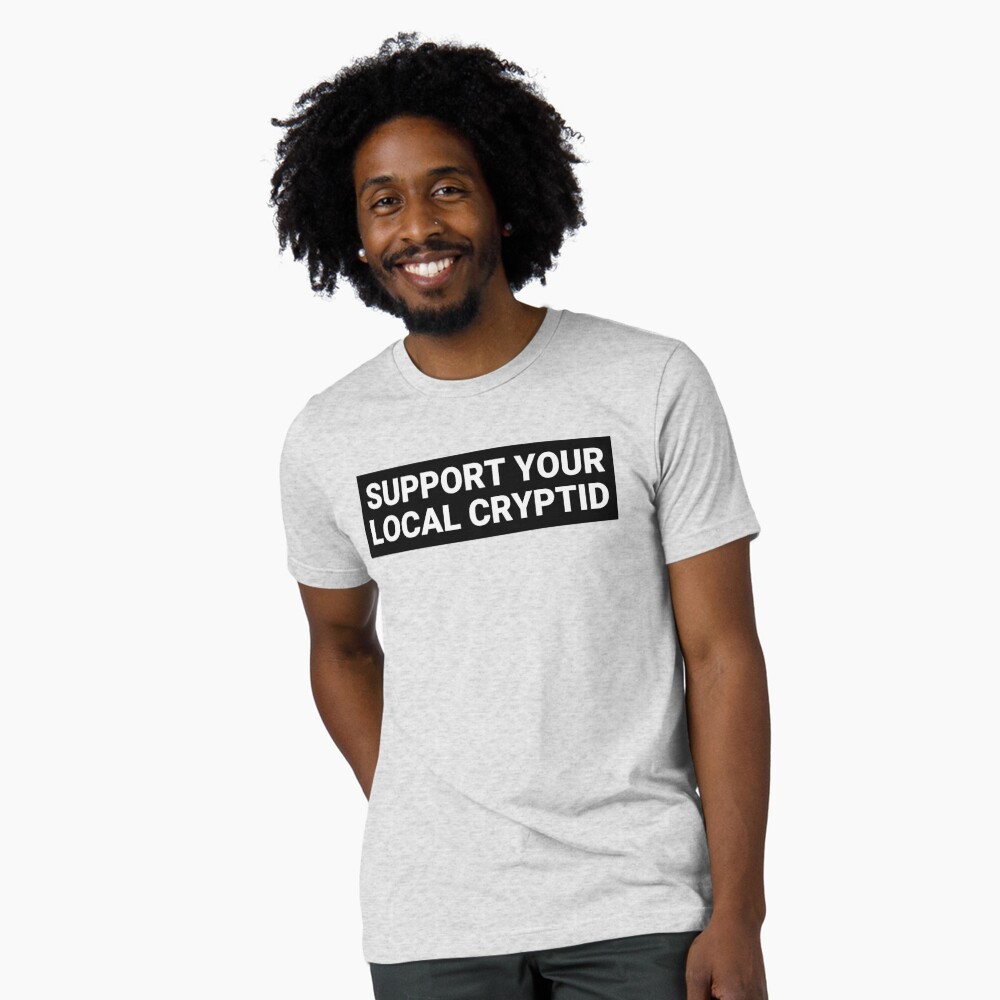 "Support Your Local Cryptid, Funny cryptid bumper" Sticker for Sale by ...