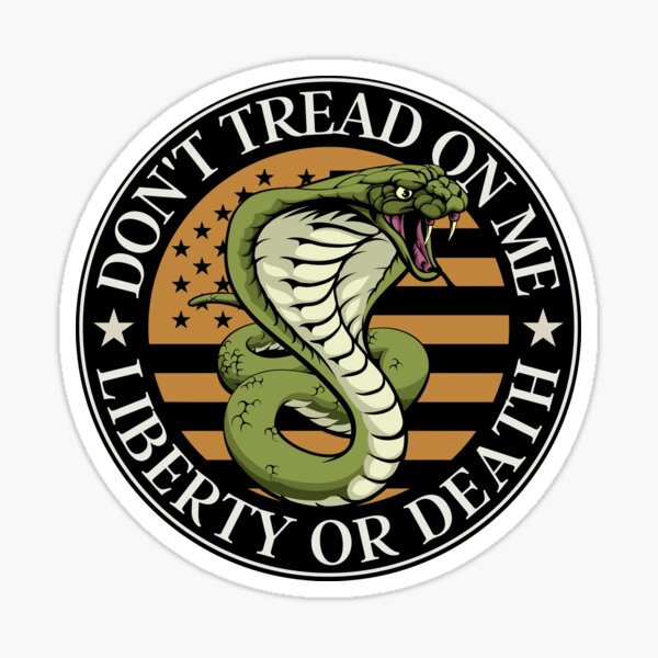 "Dont tread on me, Liberty or death" Sticker for Sale by outlaw70 ...