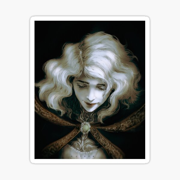 "Roderika, the Spirit-Tuner" Sticker for Sale by Astraworks | Redbubble